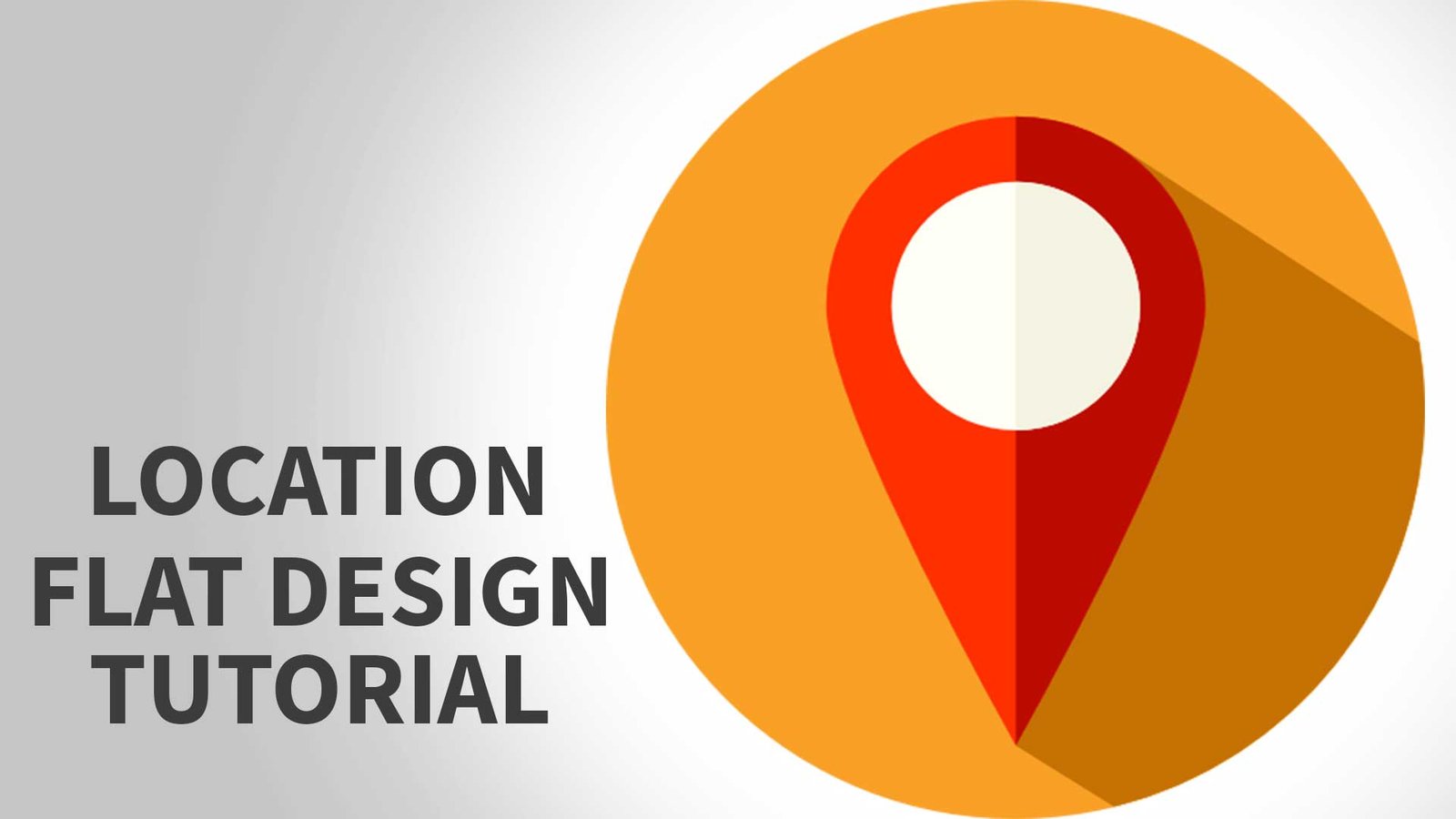 Location Flat Design Tutorial Photoshop Ui Design Tutorial For